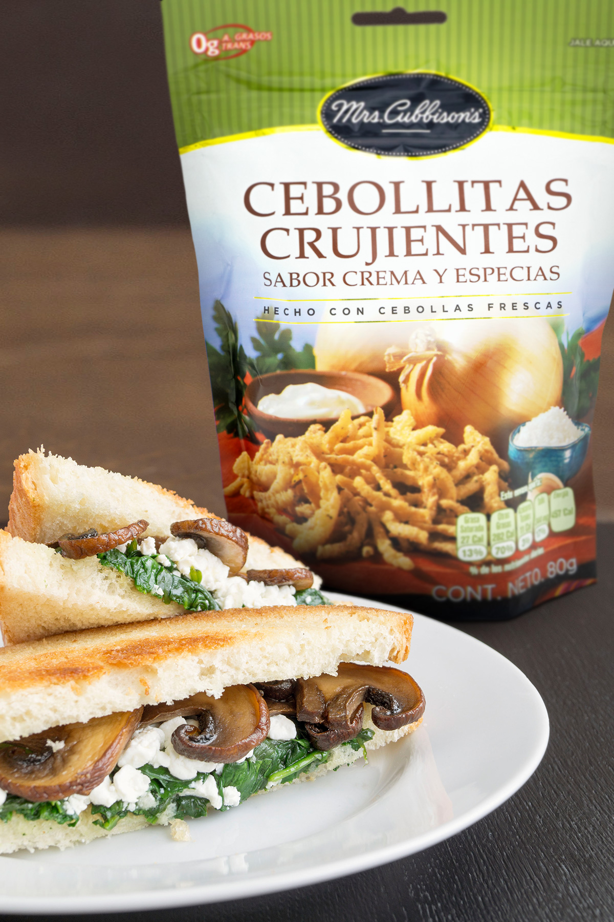 Delicioso: Sándwich de aguacate, champiñones y queso cottage. [Receta ...